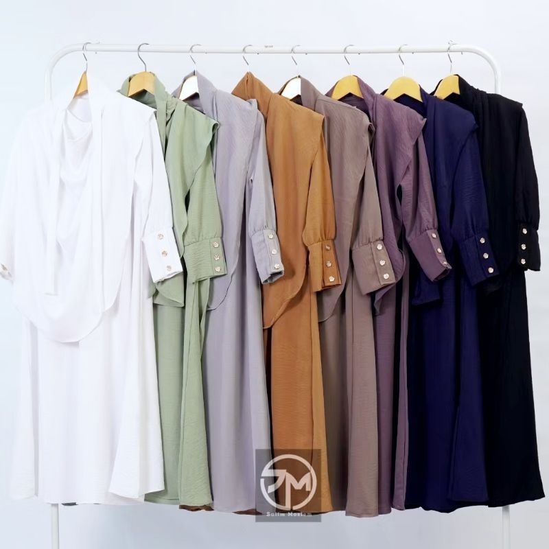 Salim Moslem - Children's Gamis Set FK French Khimar Crinkle Premium 1 ...