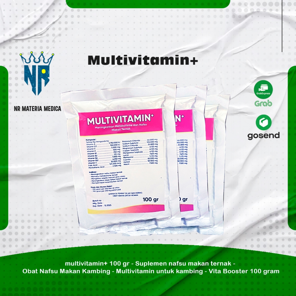 Multivitamin+ 100 gr - Animal appetite supplement - Goat Appetite ...