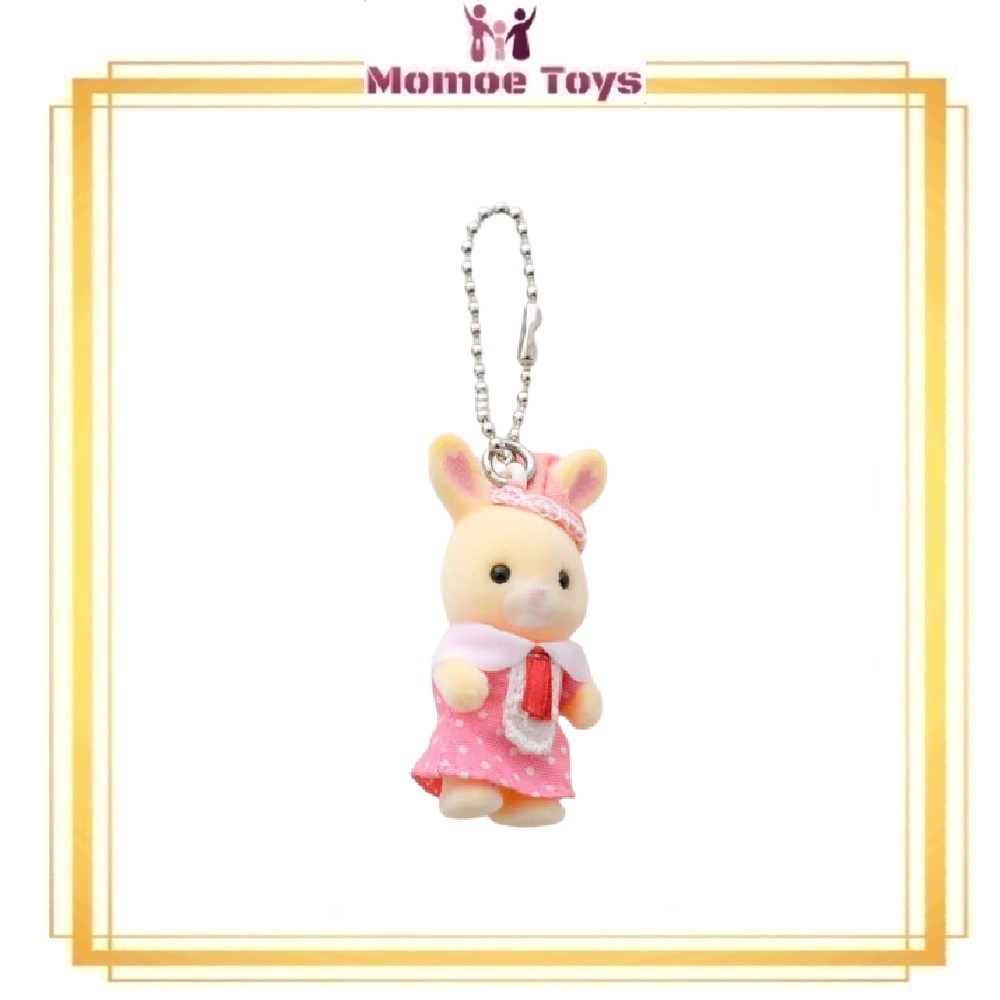 SYLVANIAN FAMILIES Sylvanian Family Hanazono Rabbit Keychain Pink ...