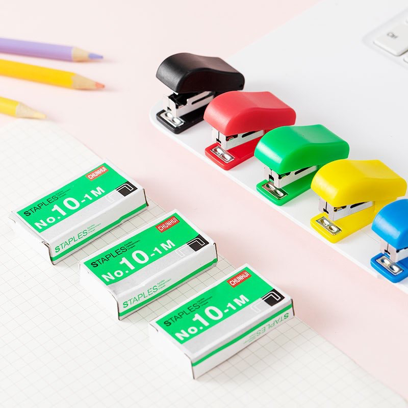 GANTUNGAN Mini Stapler Free Refill - Stapler Checkrekan Paper Book ...