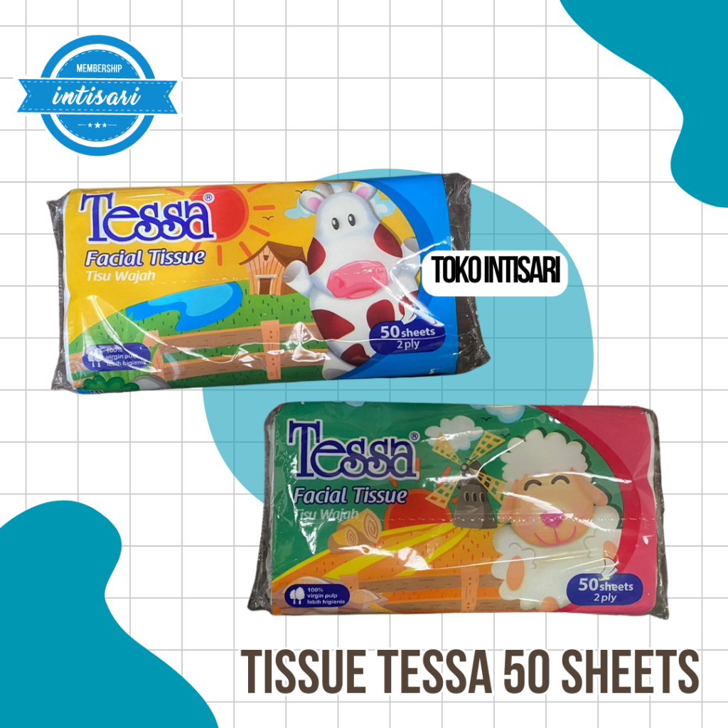 Tesa Tessa Travel Facial Tissue PACK Contains 50 Sheets (PACK) | Shopee ...