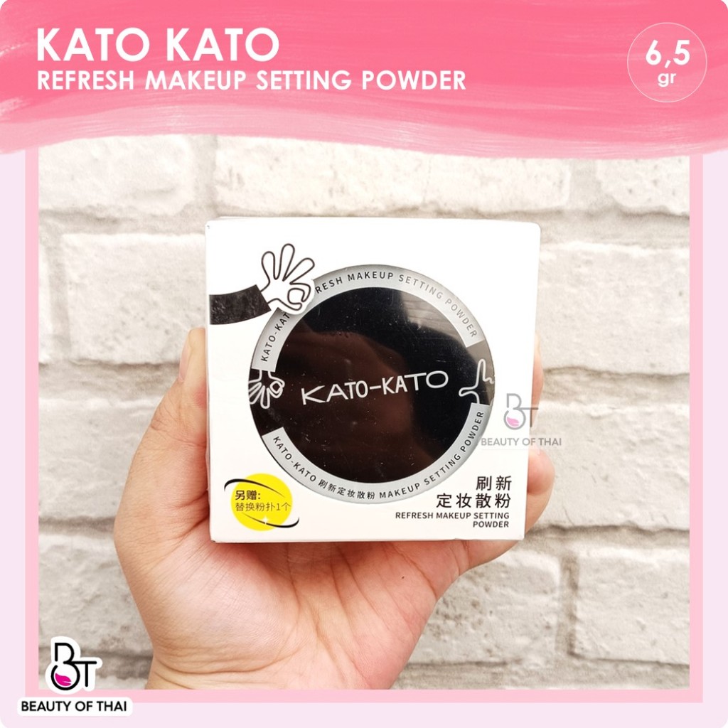 Kato KATO REFRESH MAKEUP SETTING POWDER 6,5GR | Shopee Singapore
