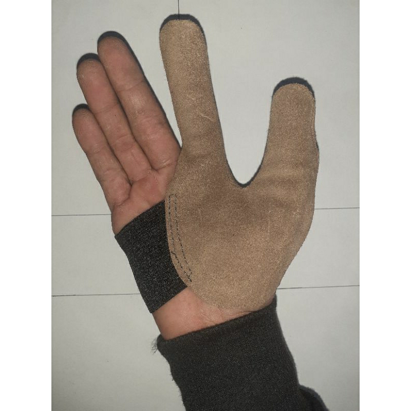 Skin finger protector|Make a kite|2 finger leather sheath | Shopee ...