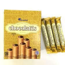 Chocolatos ORIGINAL WAFER STICK 500 1 BOX CONTAINS 24 PCS X 8.5 GR ...