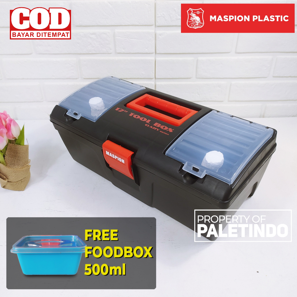 Maspion Classy 17" Fishing Box + FREE FOODBOX 500 1 PCSML | Shopee ...