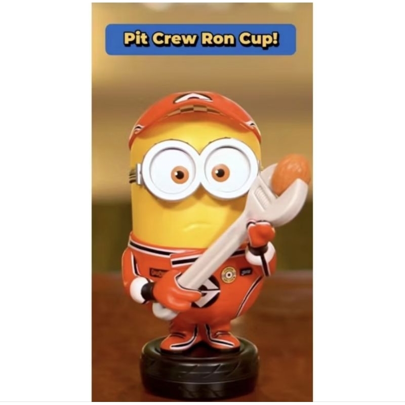 Minion Pit Crew Ron Cup Collectible Tumbler Despicable Me 4 Cinema XXI ...