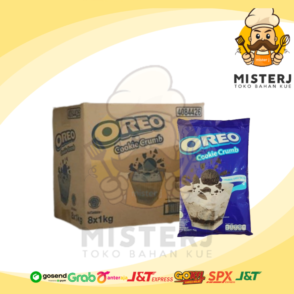 Oreo COOKIE CRUMB 1kg | Cardboard | Oreo CRUMBLE 1KG | 1 Carton ...