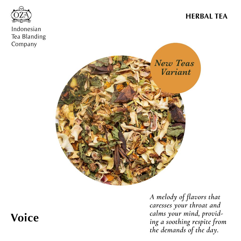 Oza Tea - Voice | Artisan Tea - Herbal Tea | Specialty Grade | Premium ...