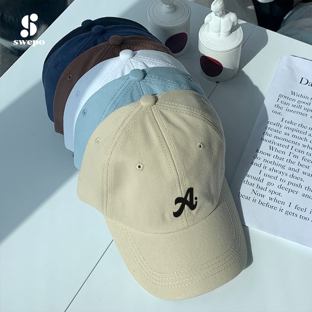 Swepo Letter A Baseball Cap (Embroidery) | Shopee Singapore