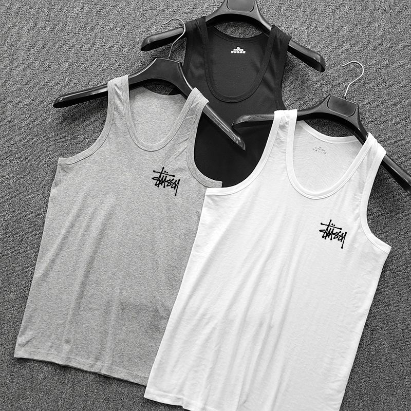 Men's Singlet Shirt Cotton Combed Men's Singlet Shirt Tanktop Men's ...