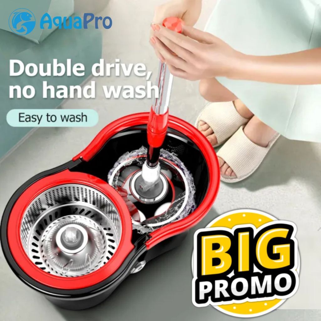 Floor MOP Tool MOP MOP With Practical Roller SPIN MOP 5L BUCKET ULTRA ...