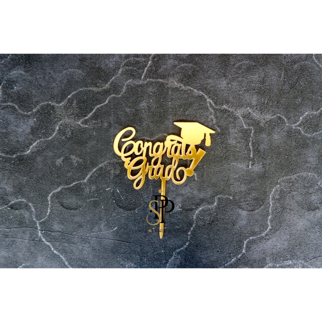 [Read Description] CONGRATS GRAD GRADUATION TOPPER GRADUATION Cake ...