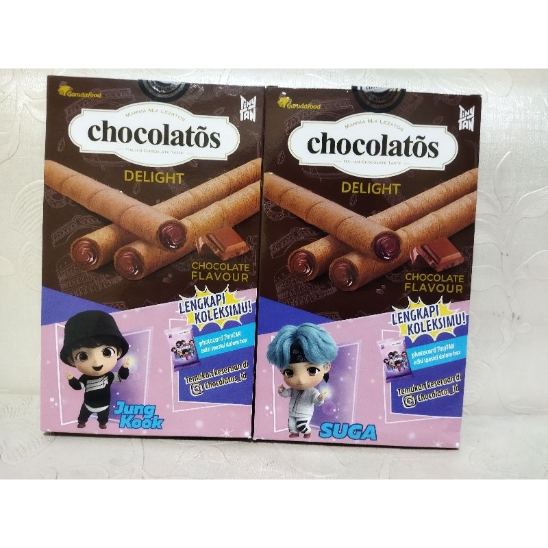 Chocolatos DELIGHT WAFER ROLL Special EDITION BTS TINYTAN/CHOCOLATOS ...