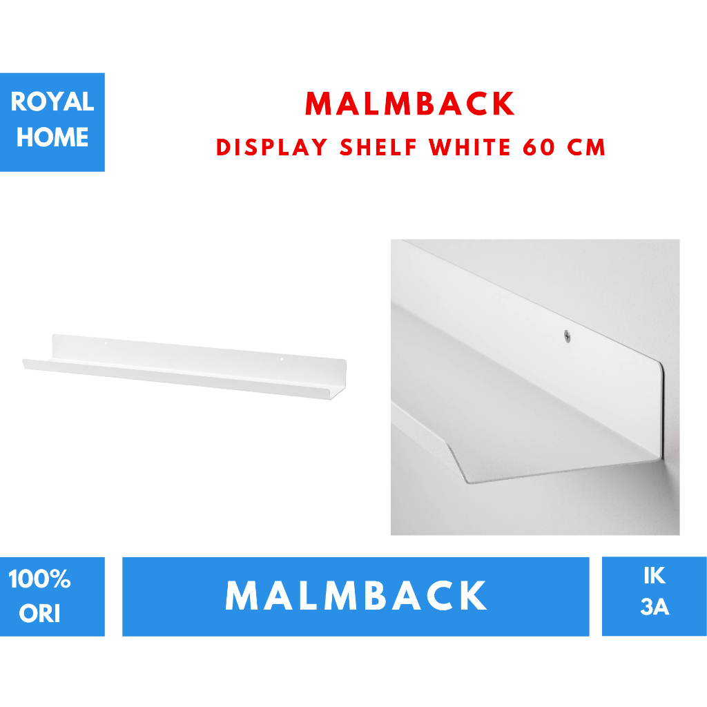 Rak display warna putih panjang 60 cm | Shopee Singapore