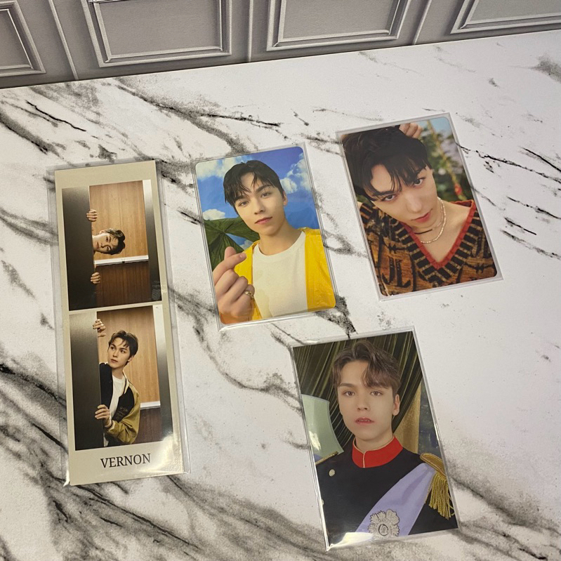 Seventeen Official Vernon Photocard (change delivery services to j&t ...