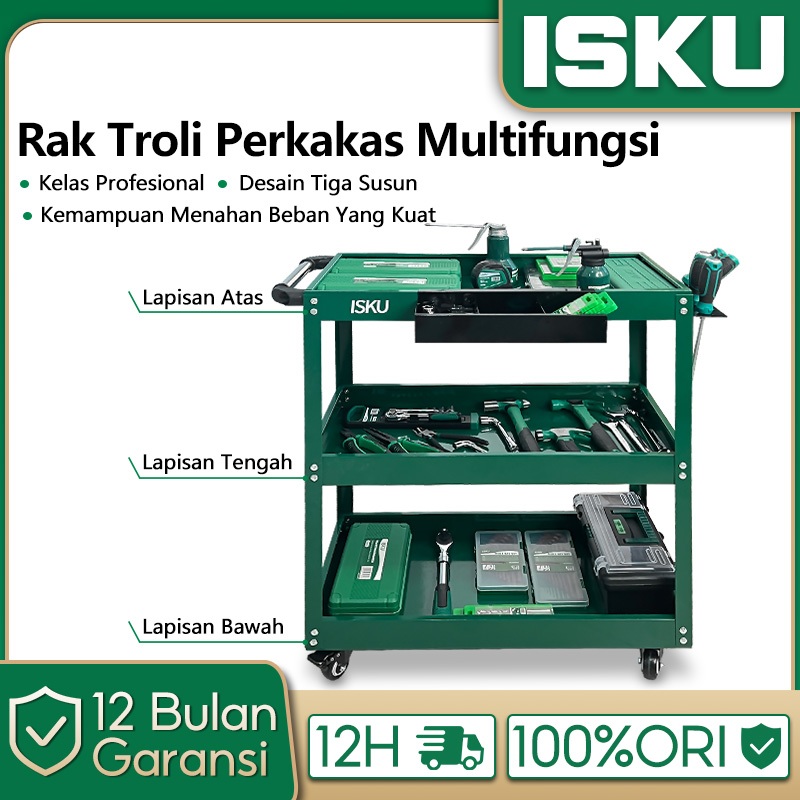 Isku workshop Trolley rack/3 tier Trolley/tool rack/stacking tool ...