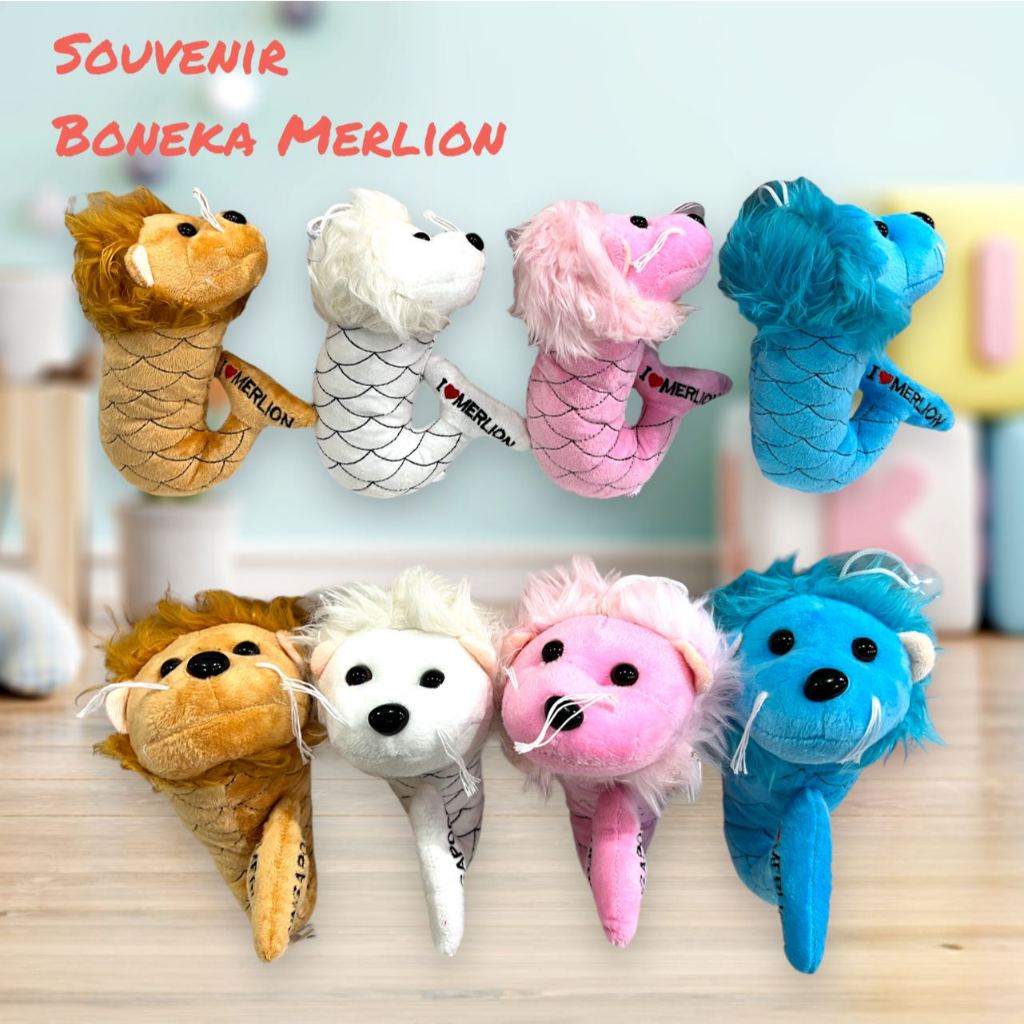 SINGAPORE MERLION DOLL SOUVENIR / I LOVE MERLION | Shopee Singapore