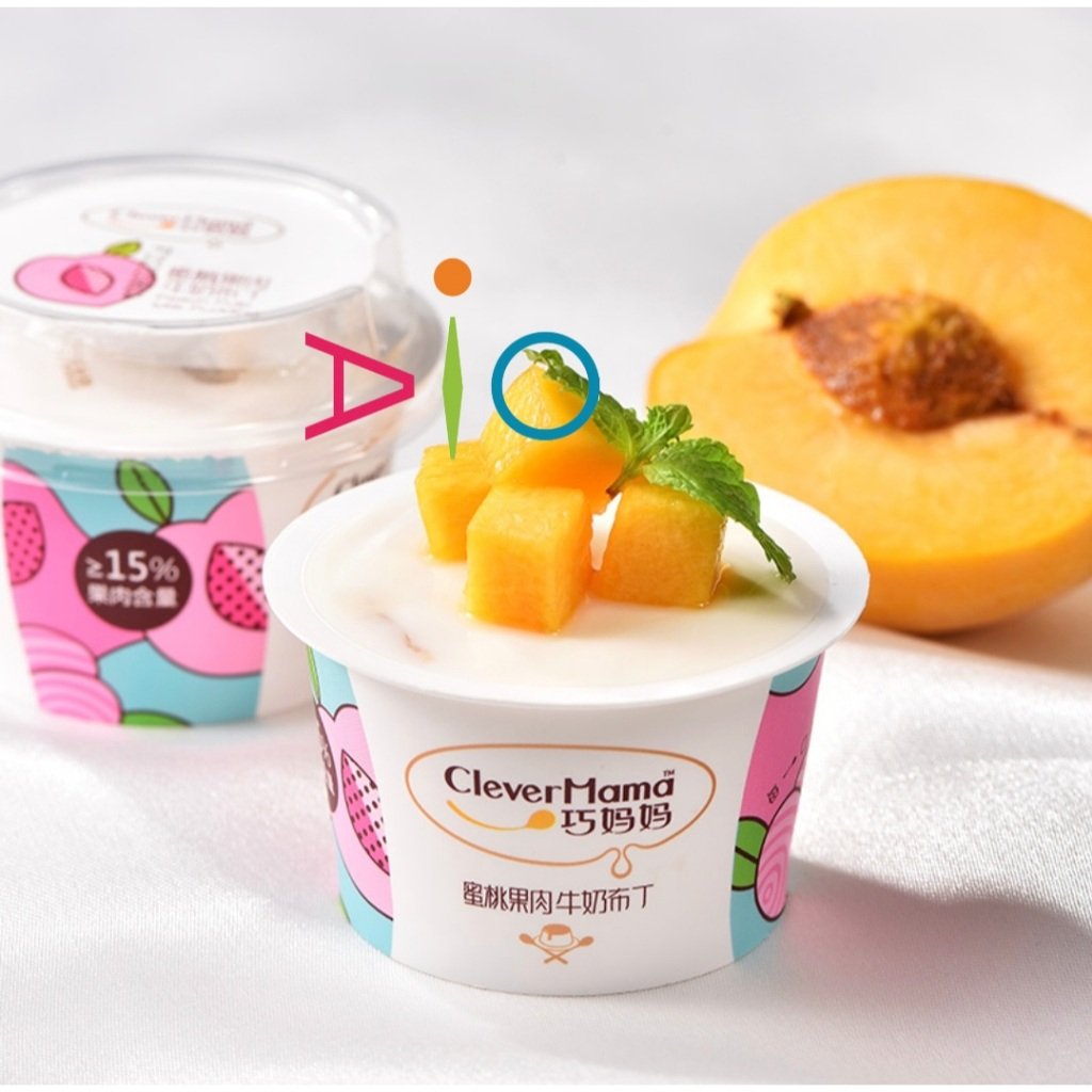 Clever Mama Peach Pulp Milk Pudding | Clevermama Pudding (6X85G ...