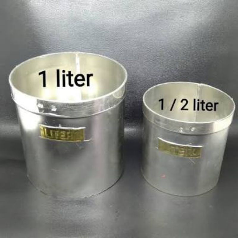 Rice LITER RICE MEASURING RICE MEASURES 1 LITER, 1/2 LITER | Shopee ...