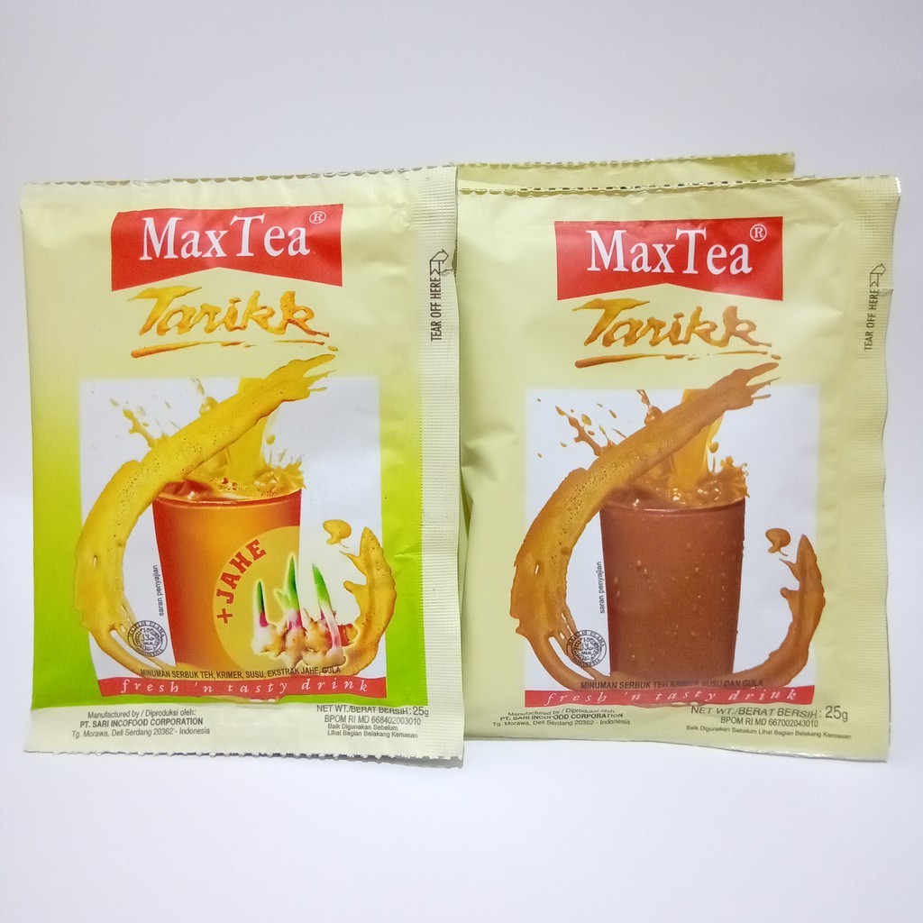 Max Tea Teh Tarik Original/Tea Tarik Ginger Sachet | Shopee Singapore