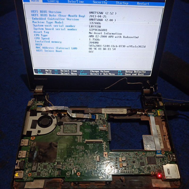 Matherbod Lenovo Thinkpad E135 | Shopee Singapore