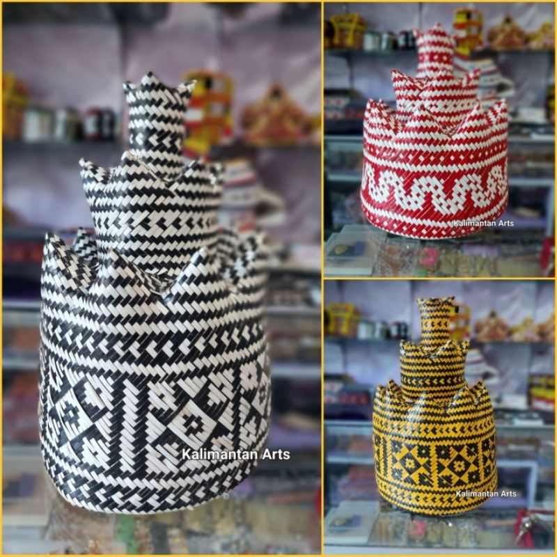 Nude Hat/Iban Ketapu/Iban Dayak Rattan Hat For Men | Shopee Singapore
