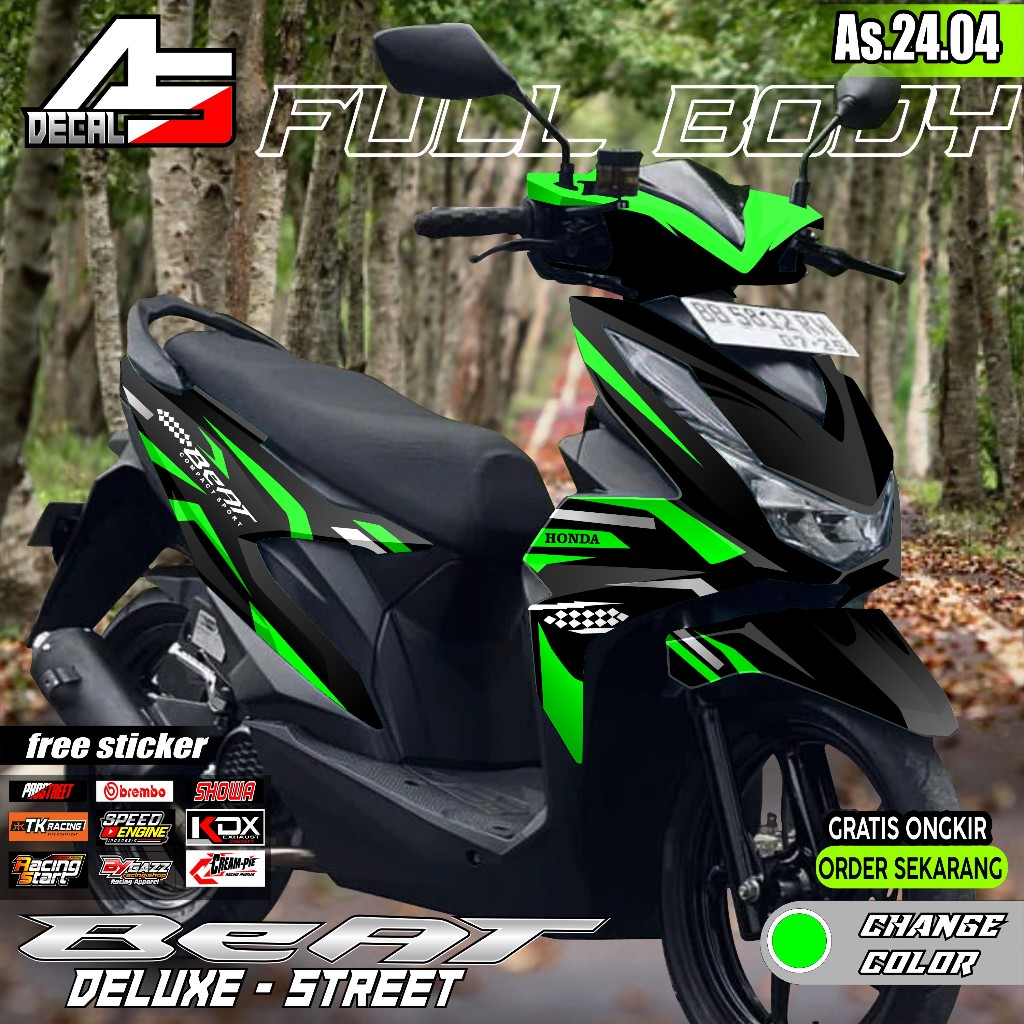 Newest Decal Sticker Beat DELUXE STREET 2020 2021 2022 2023 2024 Full ...