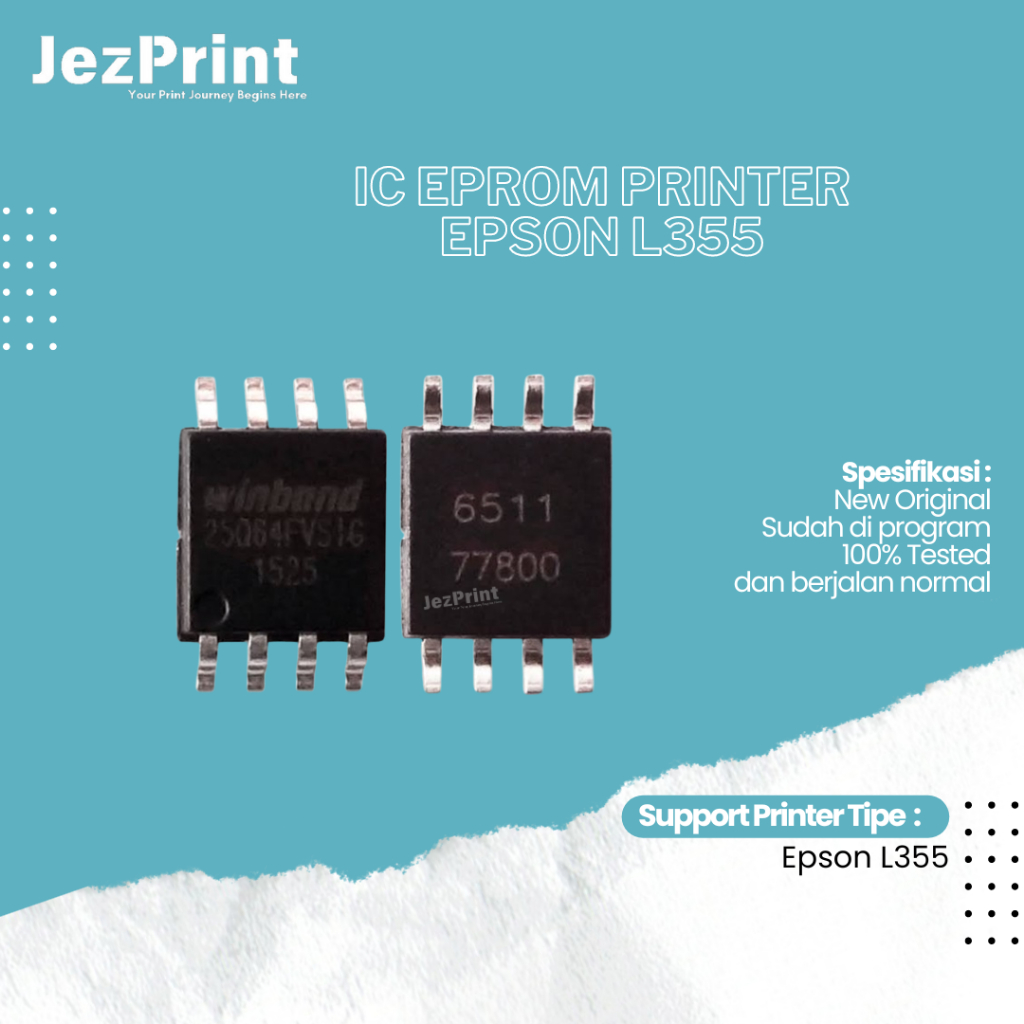 Epson L355 Eprom IC, Epson L355 Reset Eeprom IC, Epson L355 Printer Resetter New | Shopee Singapore