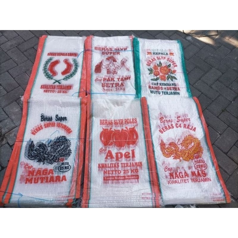 25 kg sack of used rice (30 sheets) | Shopee Singapore