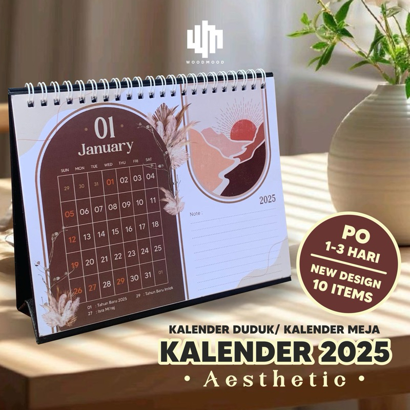 2025 Sitting Calendar/ Aesthetic Calendar/ Contemporary Calendar/ 2025 ...