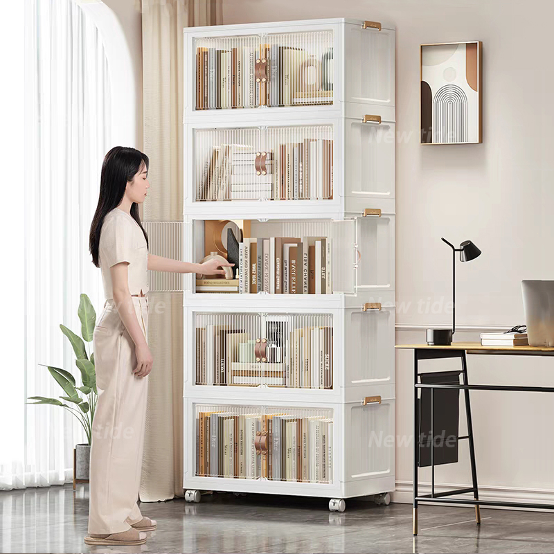 Plastic Wardrobe 50CM Multipurpose Drawer 4-tier Storage Cabinet ...