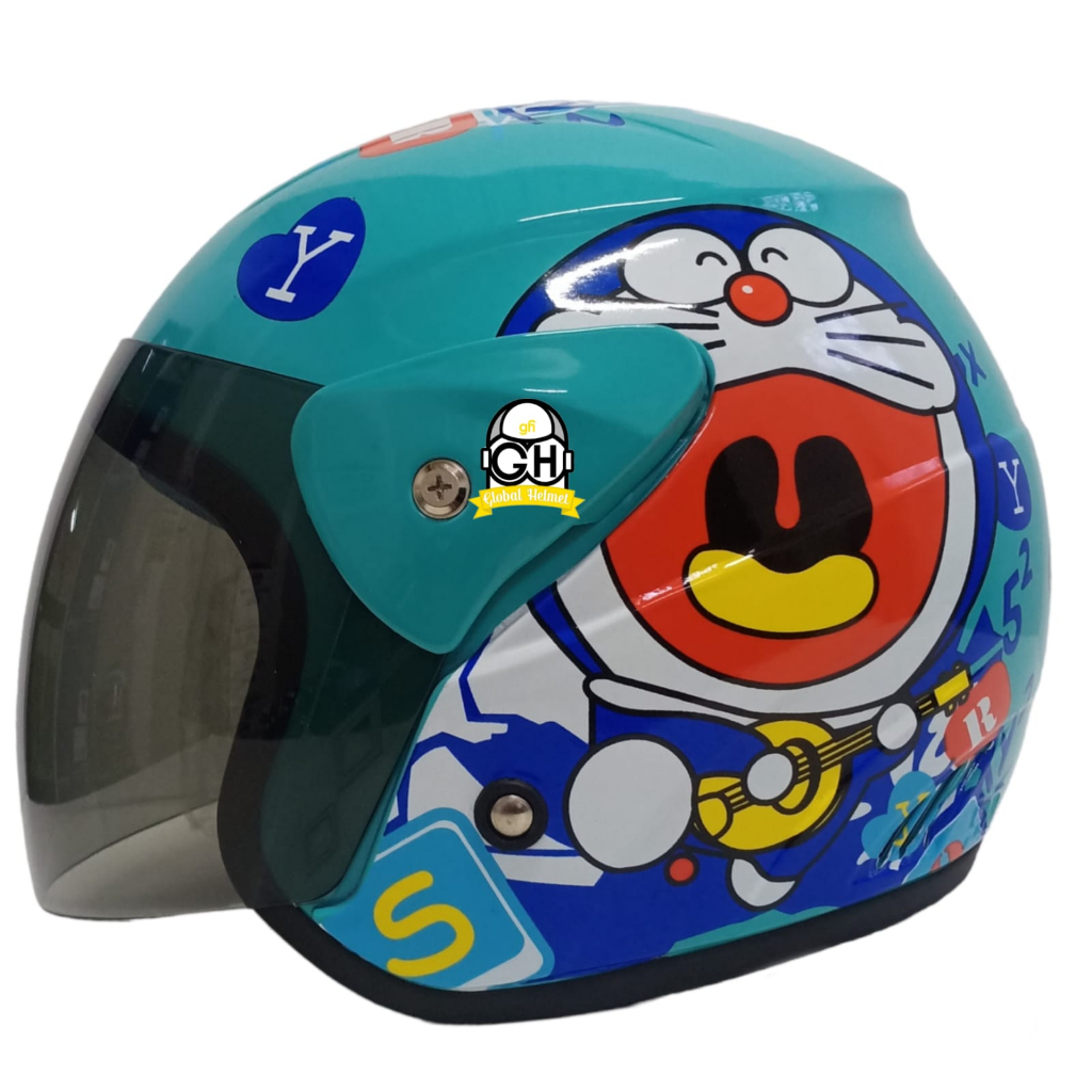 Evolution DORAEMON TOSCA HALF FACE HELMET GM EVO MODEL | Shopee Singapore