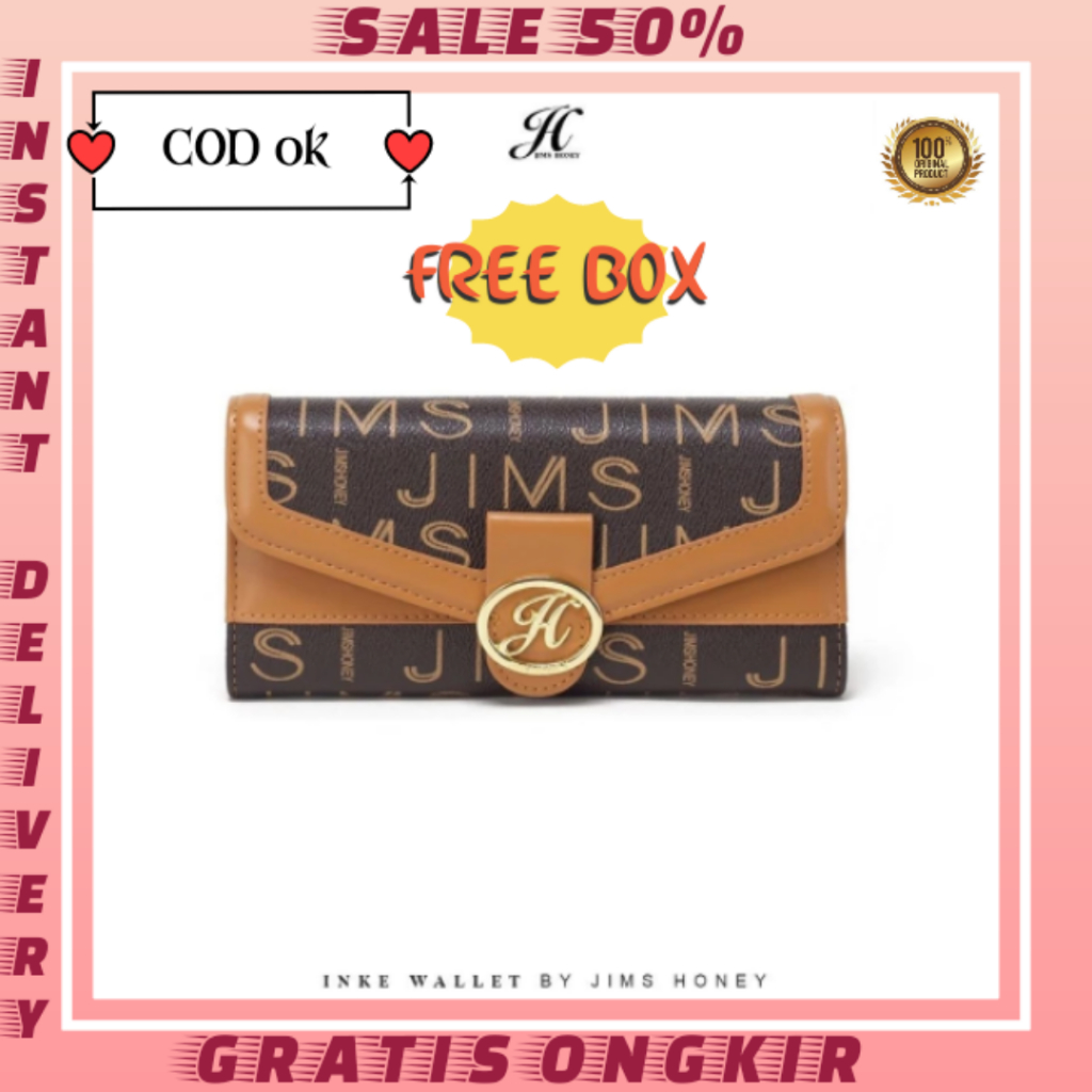 Long Wallet Inke Wallet Original Jims Honey (FREE EXCLUSIVE BOX ...