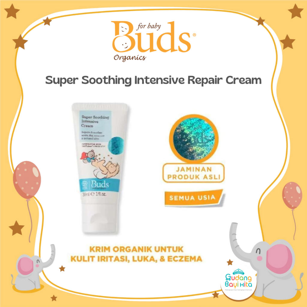 Buds Organics Super Soothing Intensive Repair Cream 30ml - Baby Wound ...