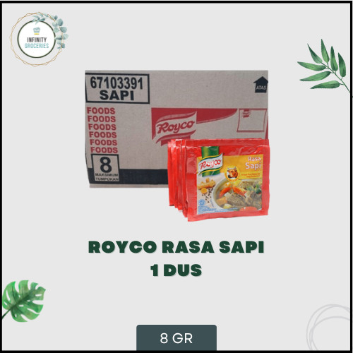 Royco SPECIAL BROTH BEEF FLAVOR PACKAGING 9 GR 1 DUS !! | Shopee Singapore