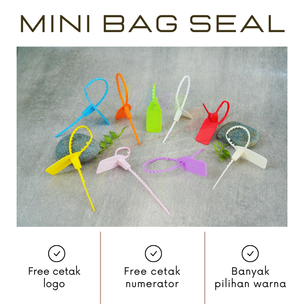 Plastic Packaging Seal Cable Ties Security Seal Many Colors Seal Locis ...