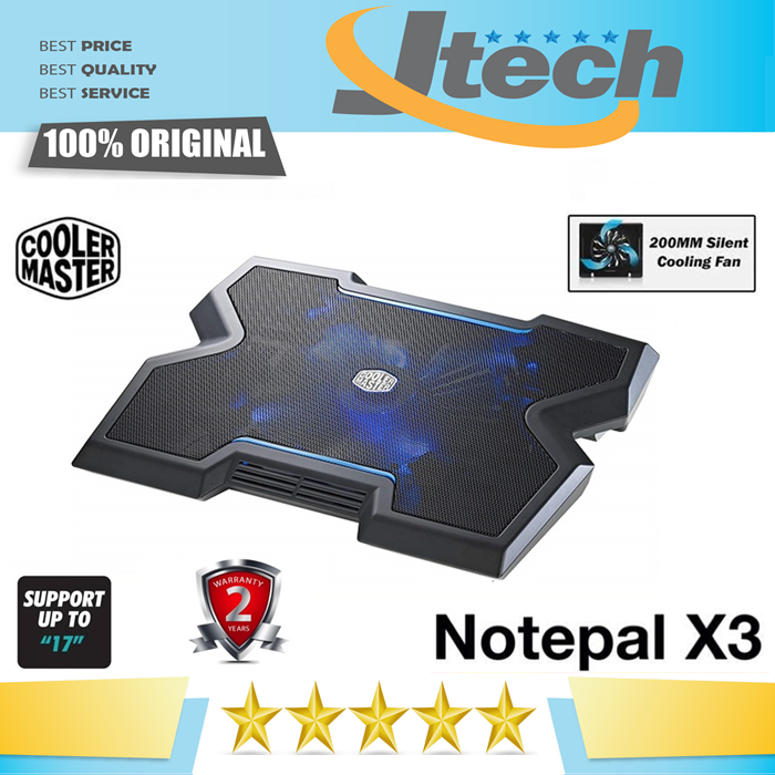 Cooling Pad Cooler MASTER NOTEPAL X3 - Gaming Laptop CoolingPad - Notebook Cooler Fan - Laptop ...