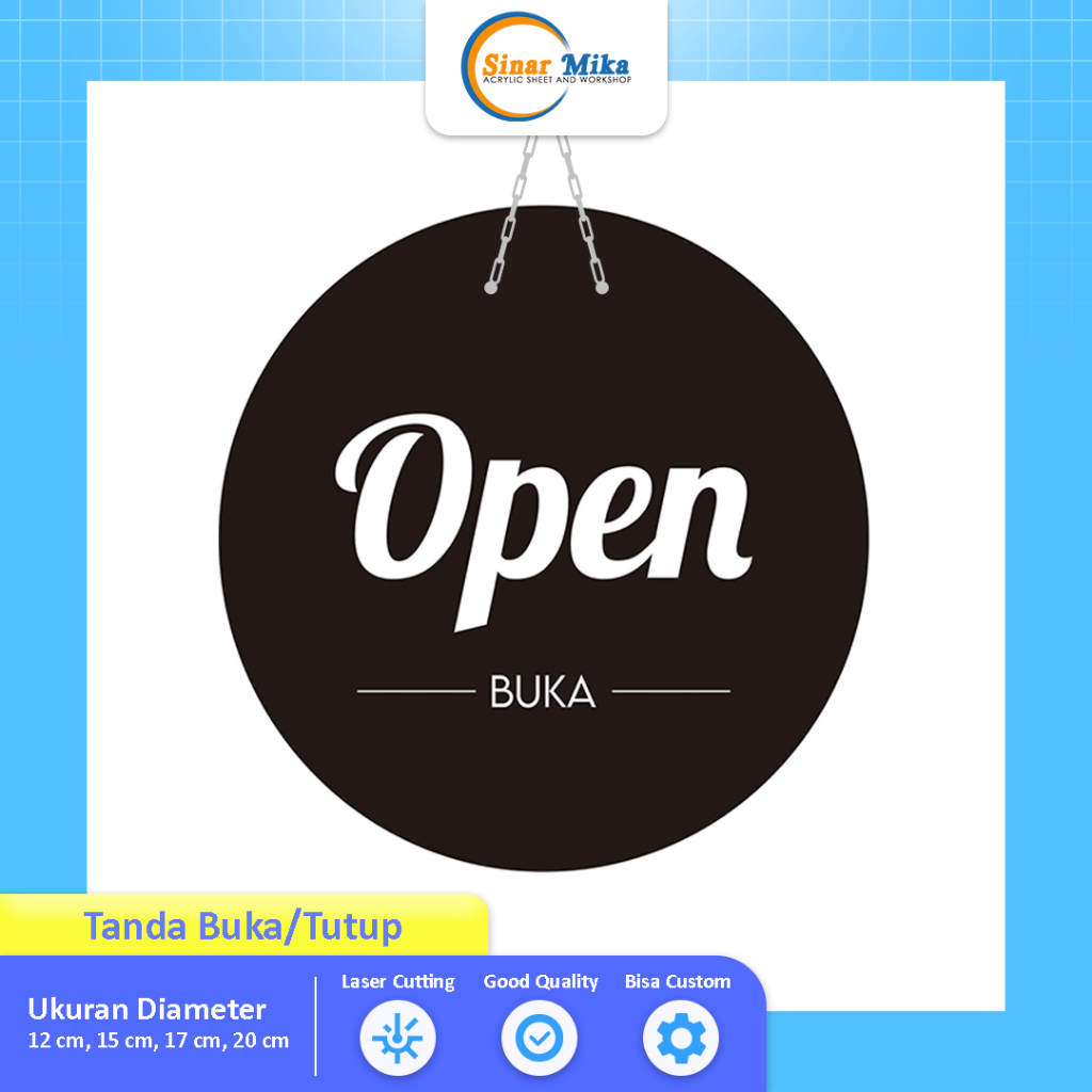 Acrylic Open/Close Sign Board | Shopee Singapore