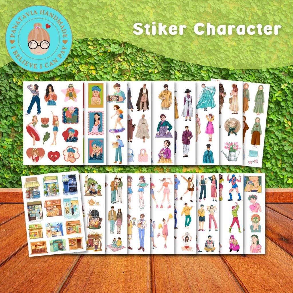 Cute Character Theme Stickers | Waterproof Stickers | Weatherproof ...