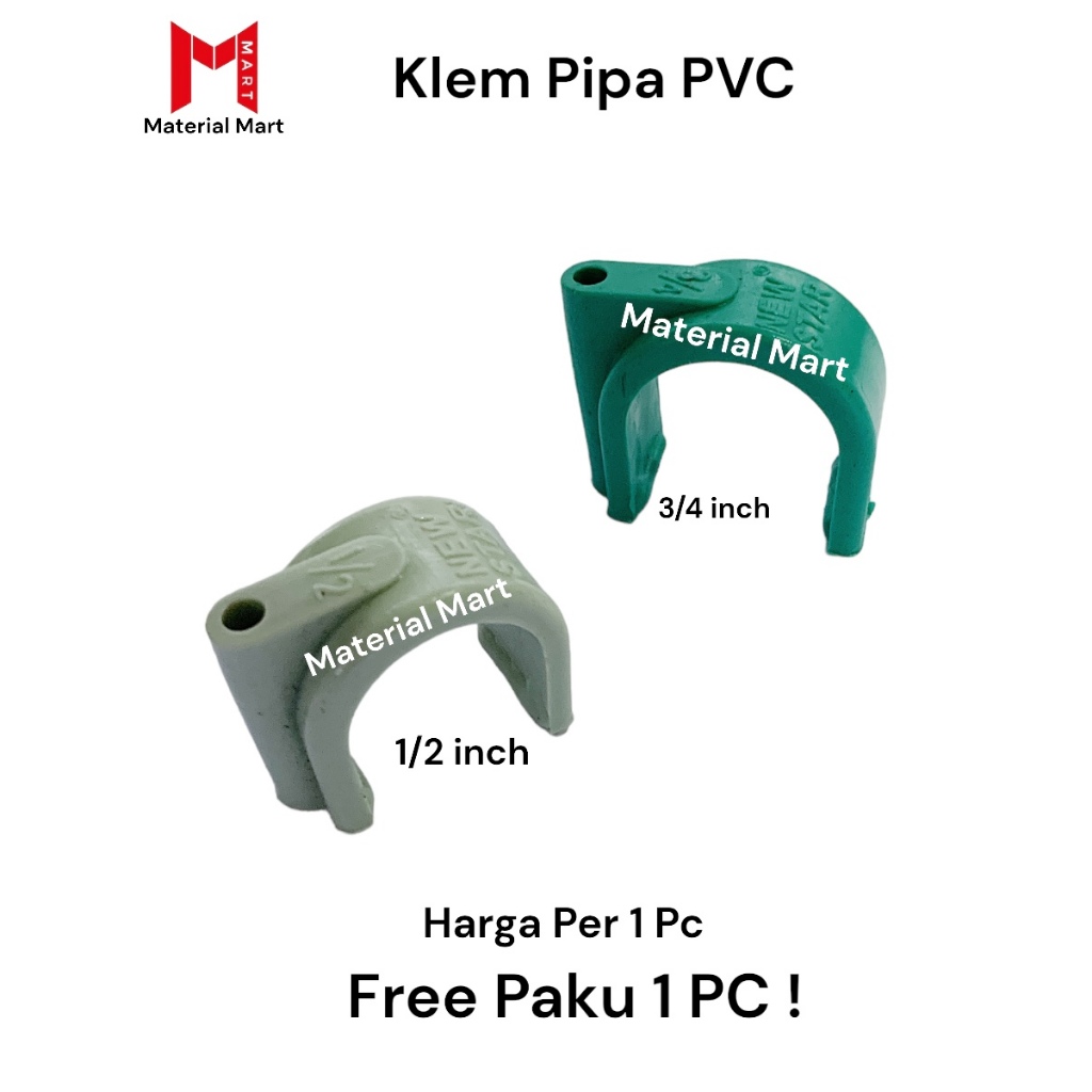 1/2 Inch PVC Pipe Clamps | 3/4 Inch Pipe Clamps | Pipe Clamp 1/2" | 3/4 ...