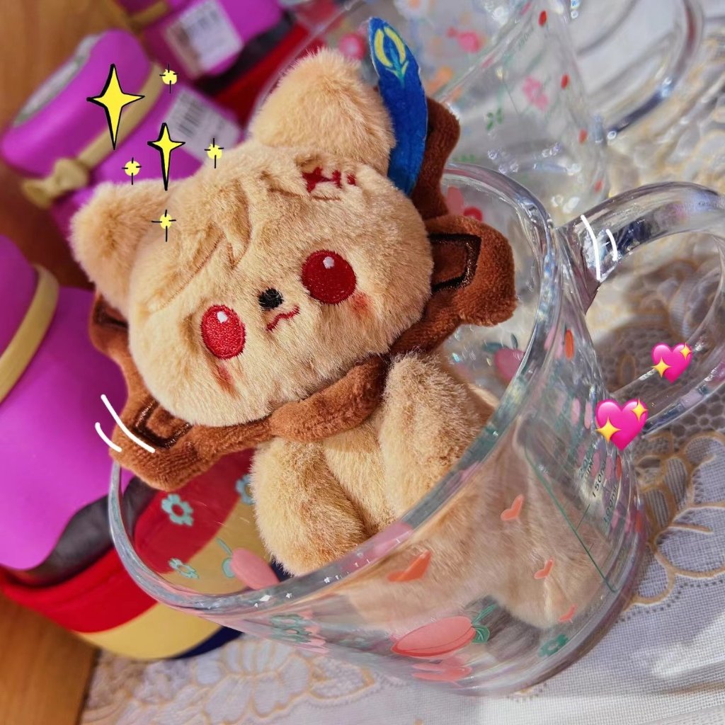 Doll kaveh genshin impact doll kaveh doll 10cm kavehlion maomao ...