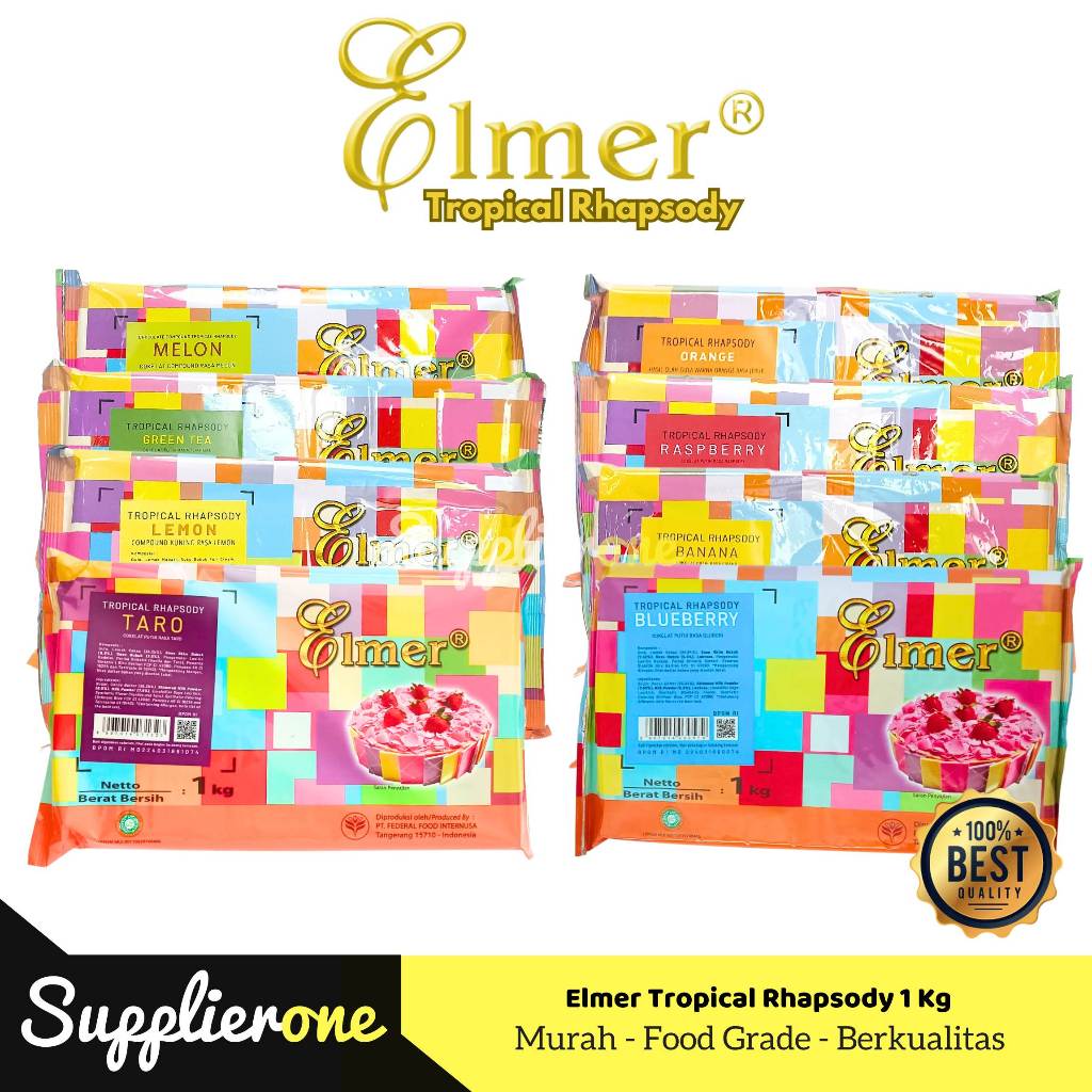 Elmer Tropical Rhapsody / Elmer Chocolate Bar 1 kg / Elmer Tropical ...