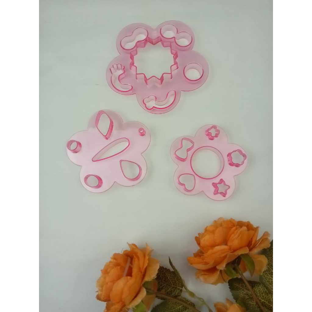 MATA Bento Cheese Molds with Various Shapes of Hands, Ribbon Eyes ...