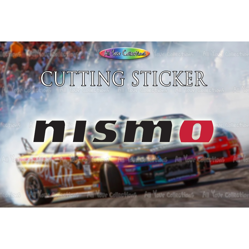 Nismo RACING LOGO STICKER MASKING CUTTING STICKER | Shopee Singapore