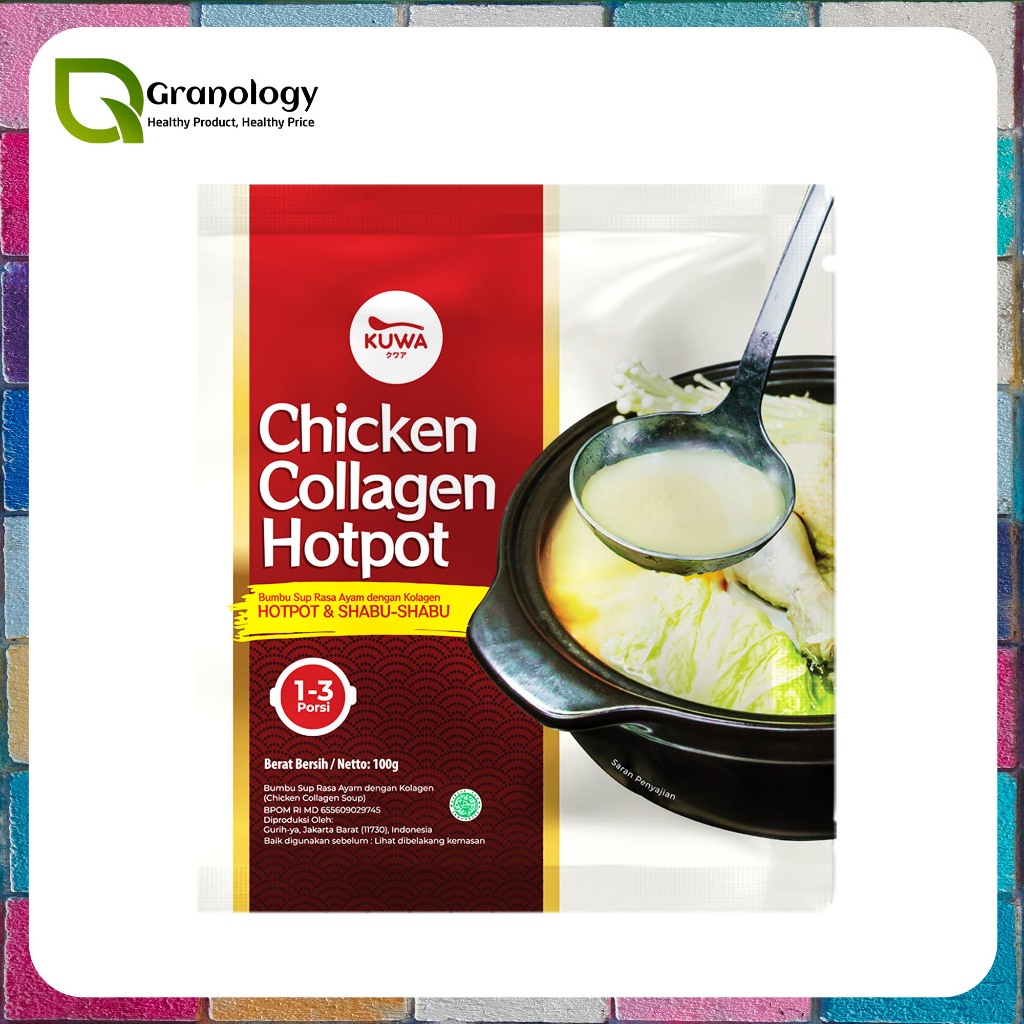 KUWA Chicken Collagen Soup Broth / Chicken Collagen Hotpot 100 grams ...
