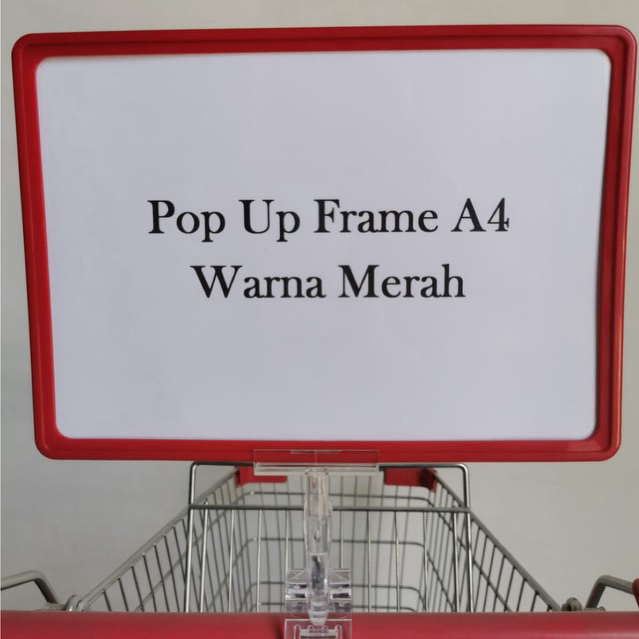 Pop Up Frame Promotion Board A4 Size Minimarket Supermarket Pole Clip A4 A4 Shop Board | Shopee ...