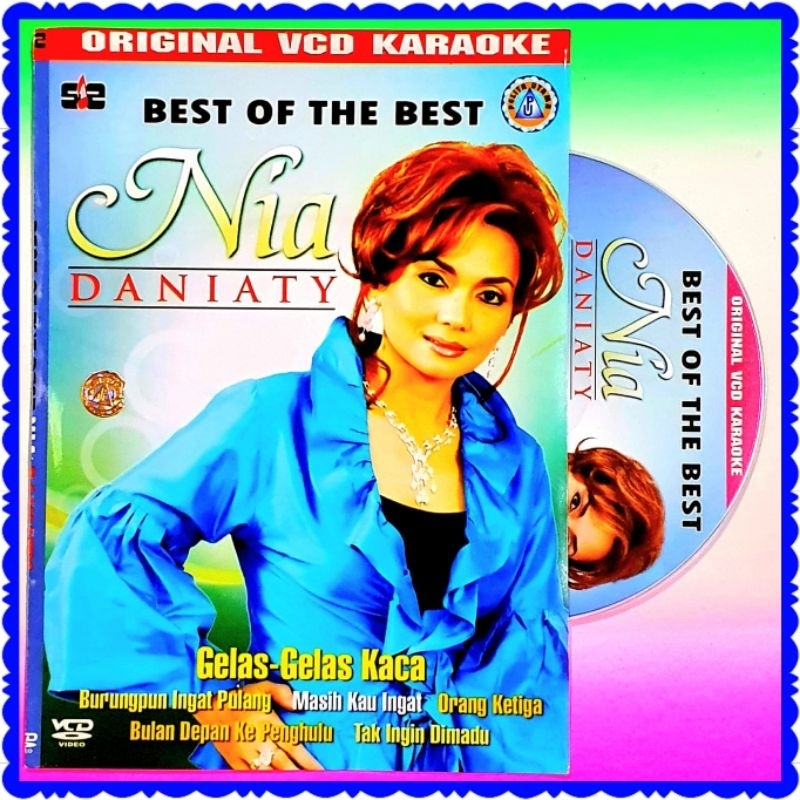 Original CASSETTE VCD SAGU NIA DANIATY CAN KARAOKE VOCAL ON OF ACTIVE-LAGU KARAOKE POP-LAGU ...