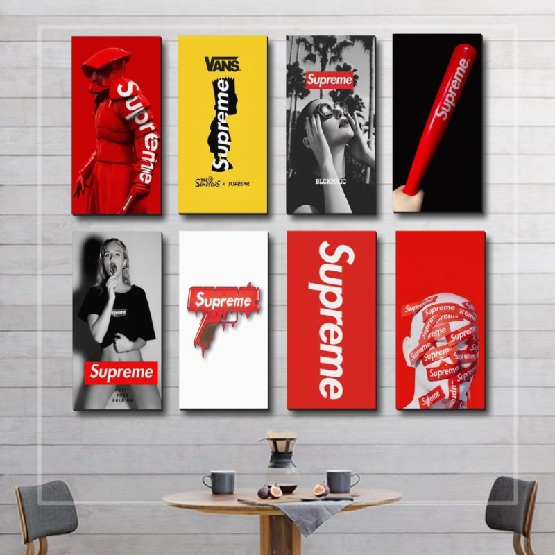 Men's Room Decoration supreme Street wear Wall Poster - Display ...