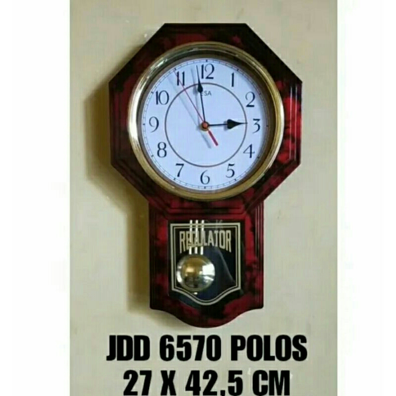 Quality 6570 Pendulum Music Wall Clock | Shopee Singapore