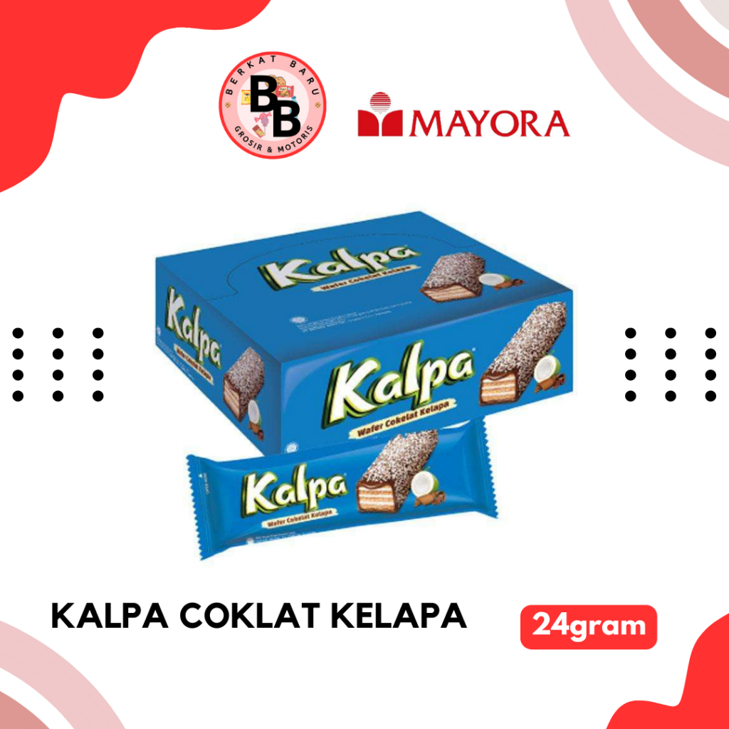 [BB Snack] KALPA WAFER COCONUT CHOCOLATE 22GRAM PRICE PER BOX CONTAINS ...